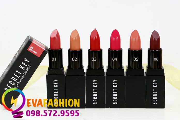 [Review] Bảng màu son Secret Key Fitting Forever Lipstick hot nhất 2021